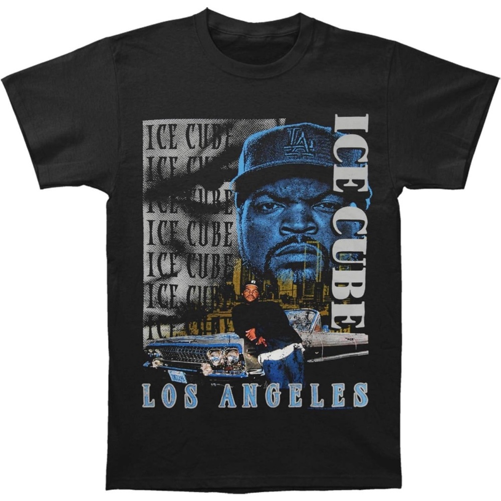 Ice Cube Men's Los Angeles 90's Classic Vintage T-Shi… - Gem